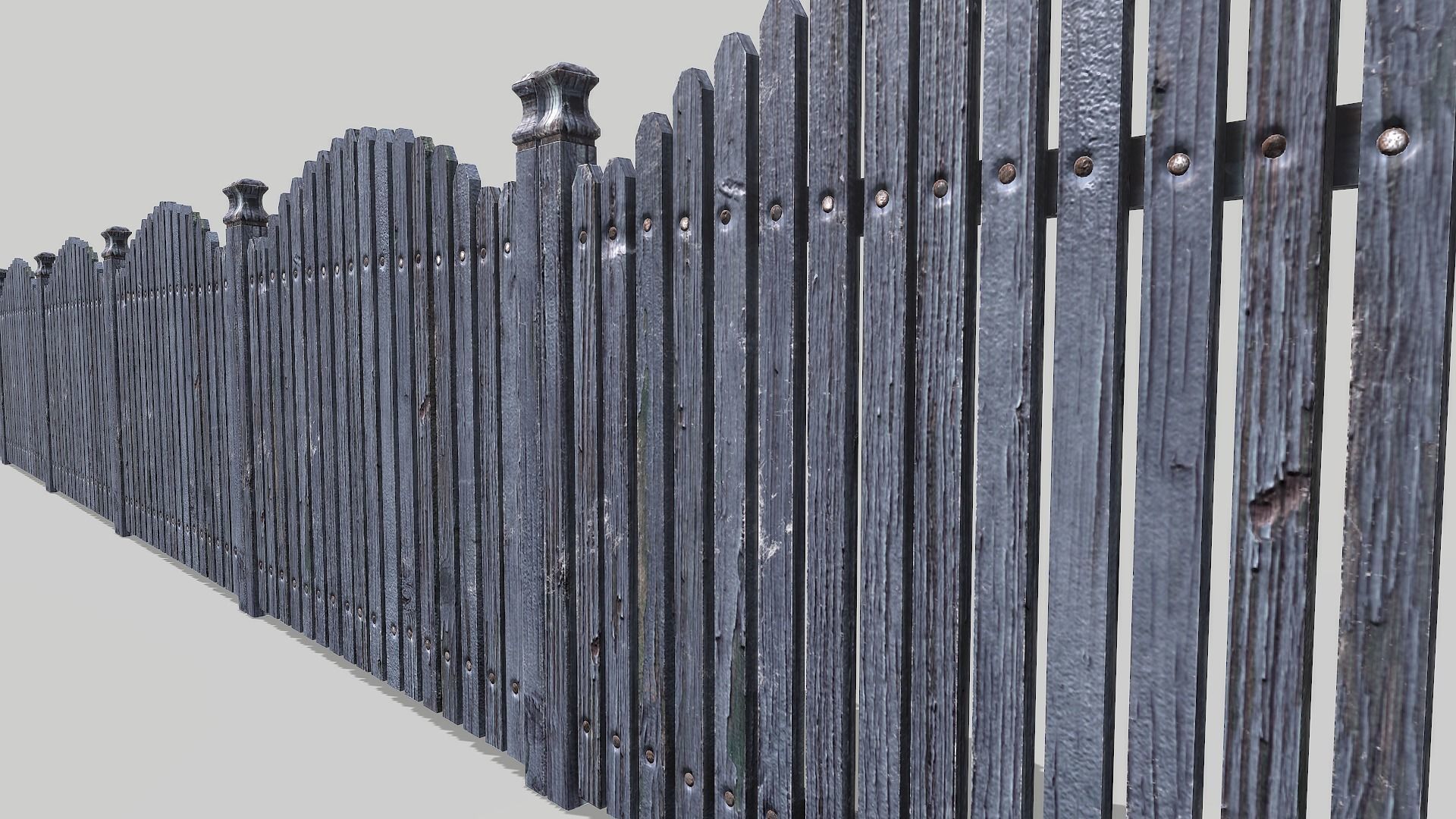 3D model Fence Modular VR / AR / low-poly | CGTrader