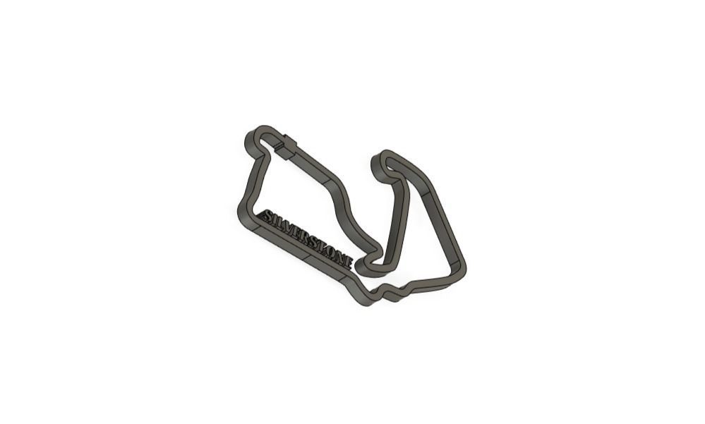 Silverstone F1 Racing Track 2025 3D model 3D printable | CGTrader