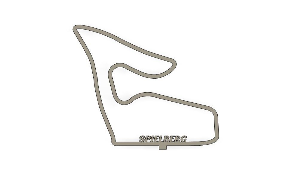 Spielberg F1 Racing Track 2023 3D model 3D printable | CGTrader