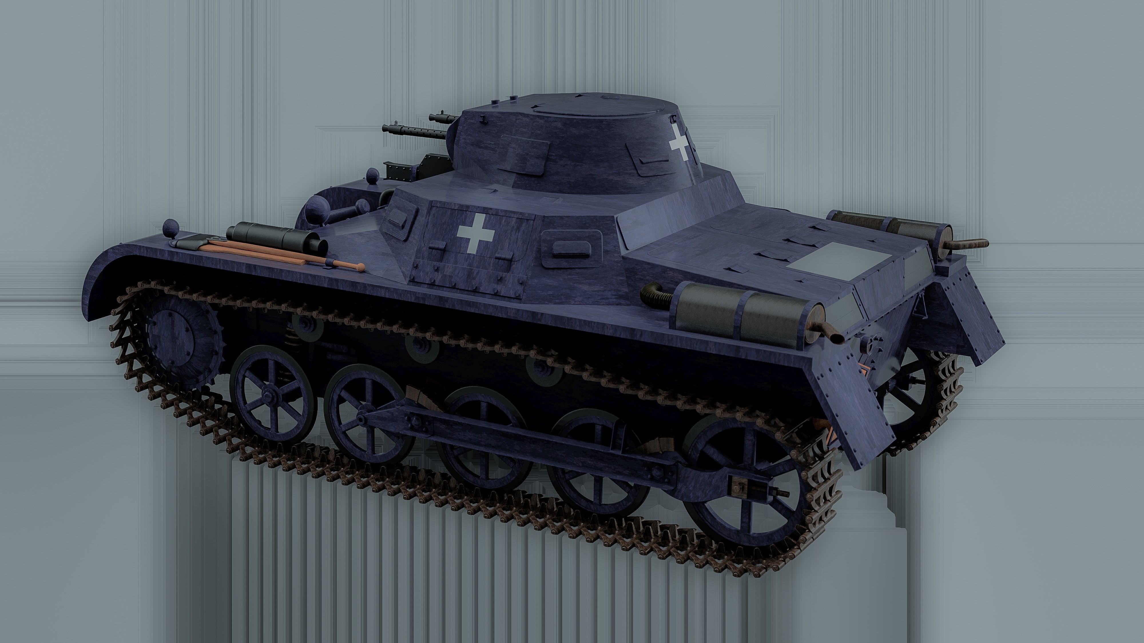German Panzerkampfwagen 1 Ausf A 3D model | CGTrader