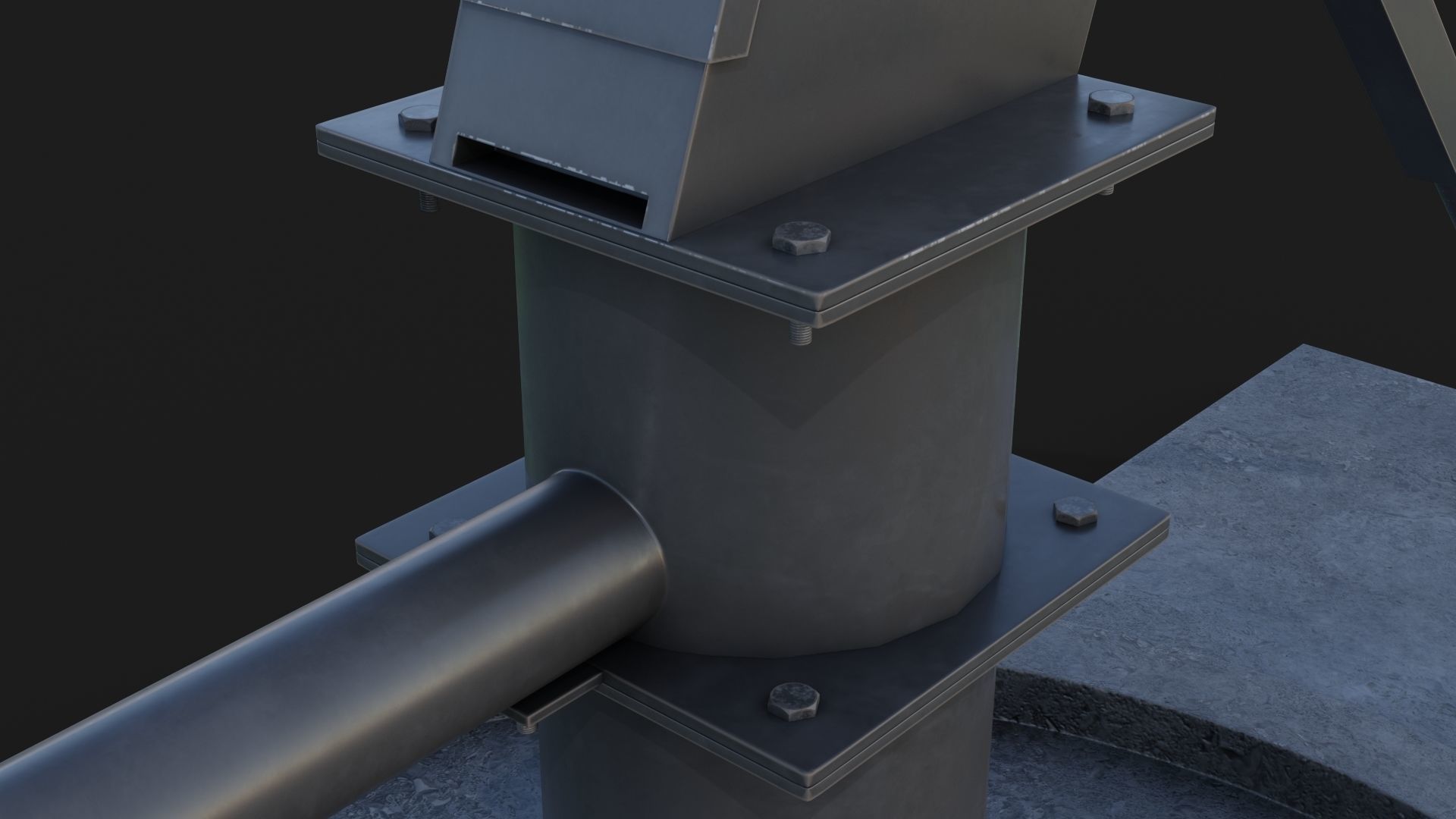 3D model Vintage Water Hand Pump Low-poly 3D model - GameReady VR / AR / low-poly | CGTrader