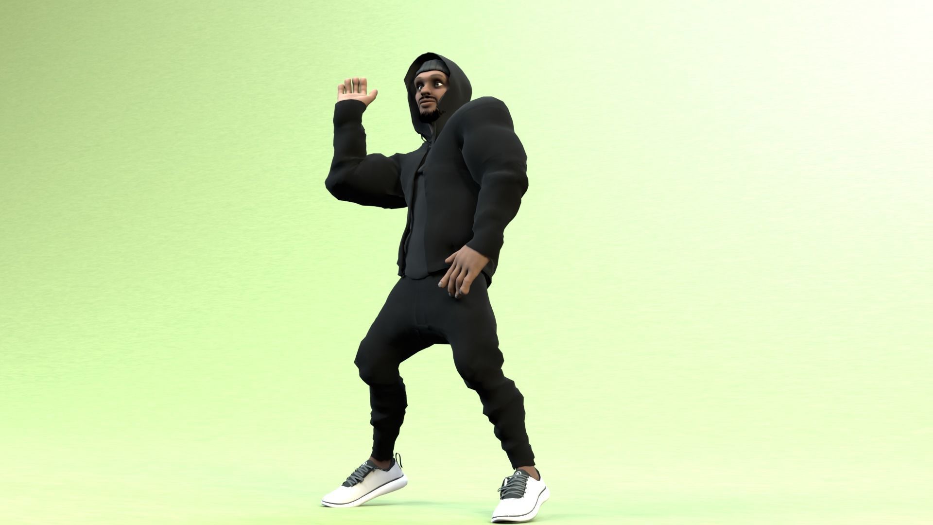 Cartoon male characters - Hip Hop Dancer free VR / AR / low-poly 3D ...