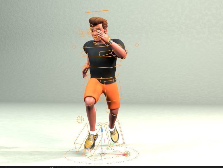 Cartoon male characters - Hip Hop Dancer free VR / AR / low-poly 3D ...