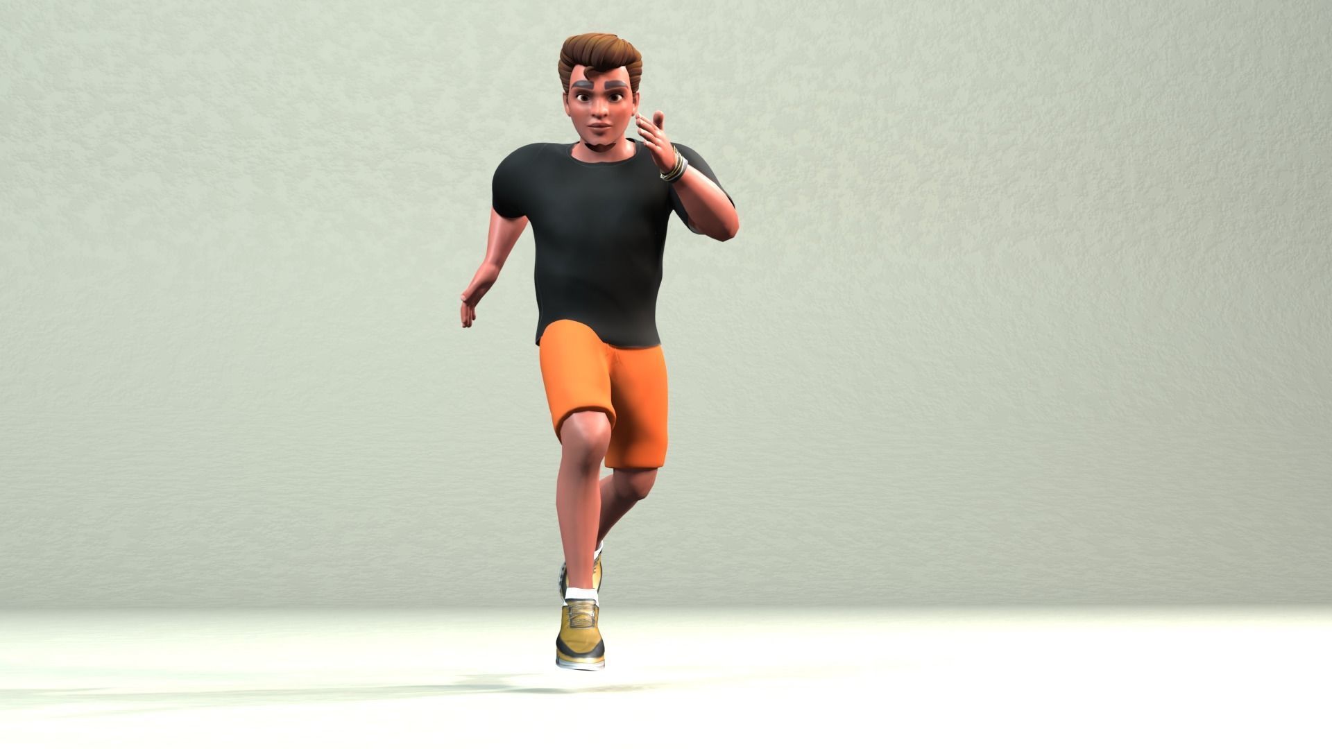 Cartoon male characters - Hip Hop Dancer free VR / AR / low-poly 3D ...