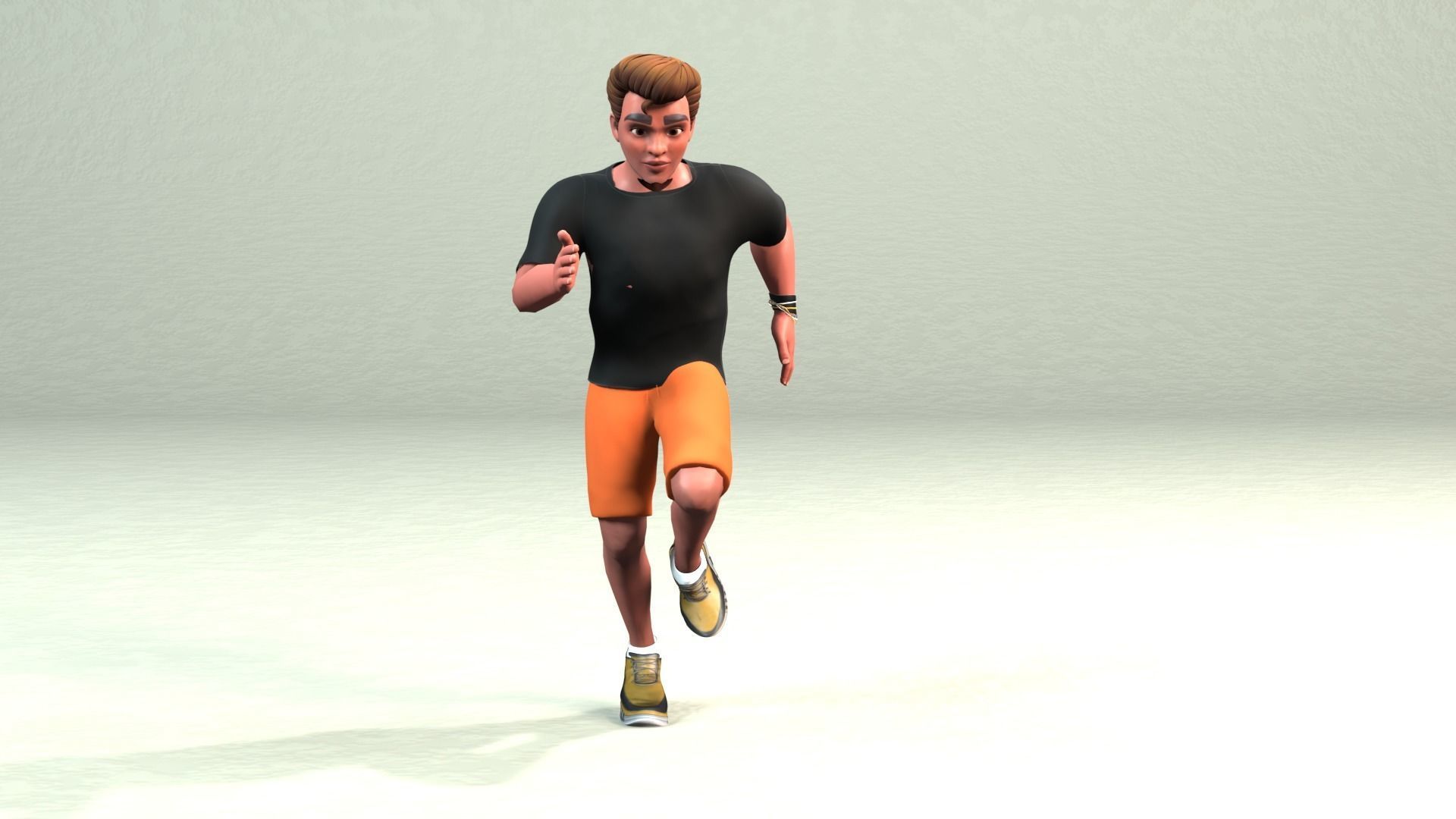 Cartoon male characters - Hip Hop Dancer free VR / AR / low-poly 3D ...