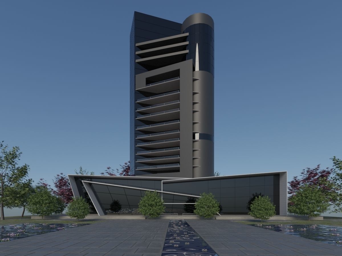 Corona - 3ds max Scene Files - House Exterior 3D model free 3D model ...