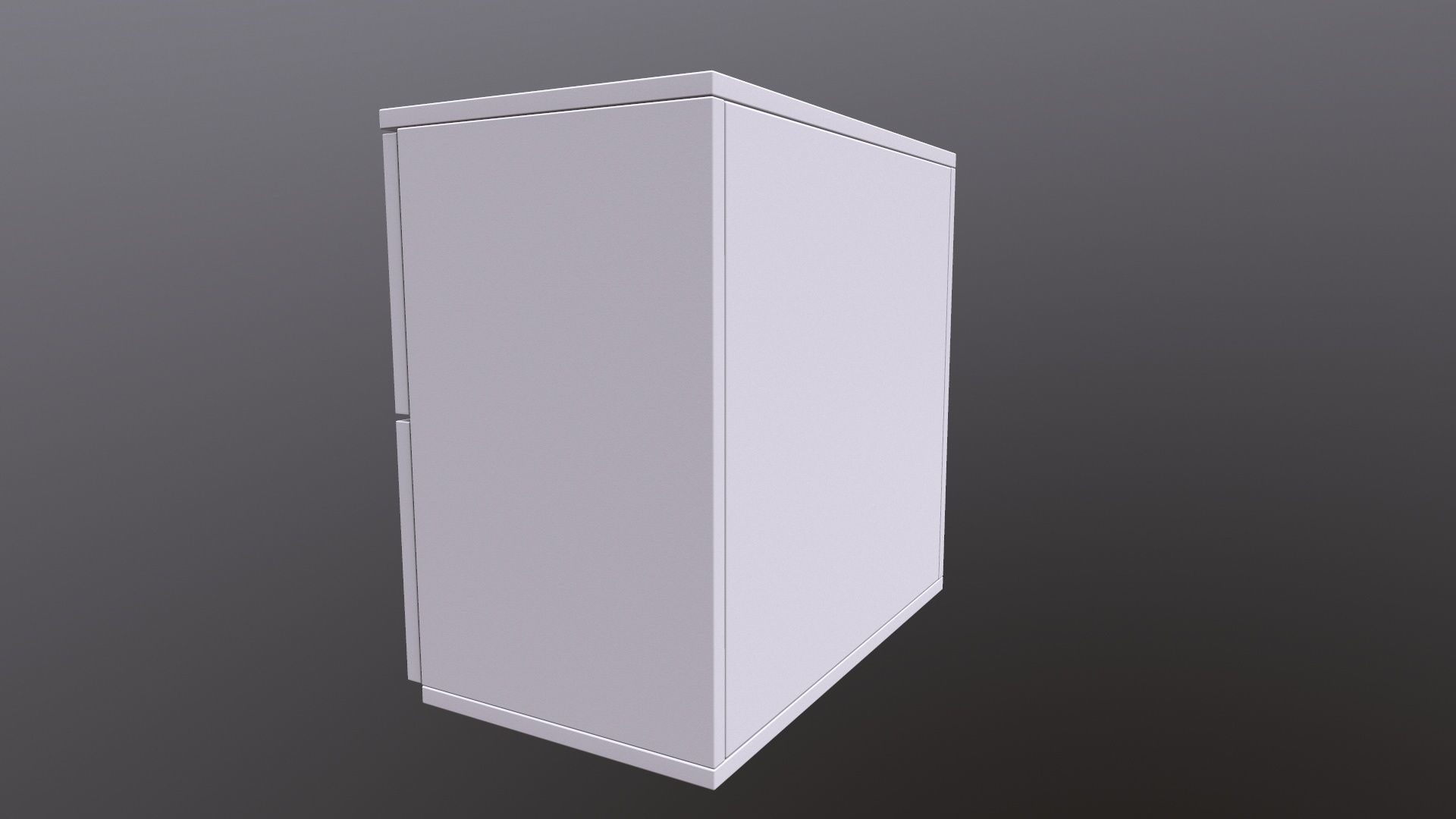 Rack 2 Drawer 3D model | CGTrader