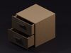 Low poly drawer cabinet 3D model 3D printable | CGTrader