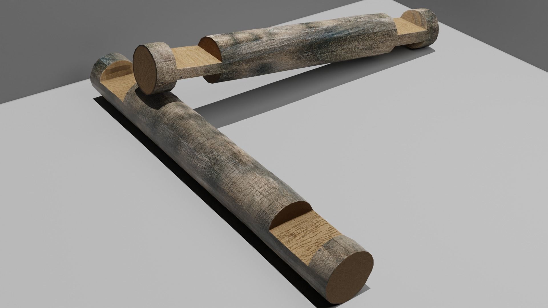 Well logs low poly free VR / AR / low-poly 3D model | CGTrader