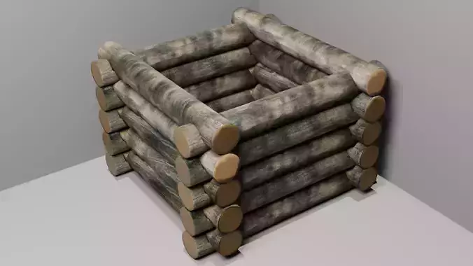 Well logs low poly free VR / AR / low-poly 3D model | CGTrader