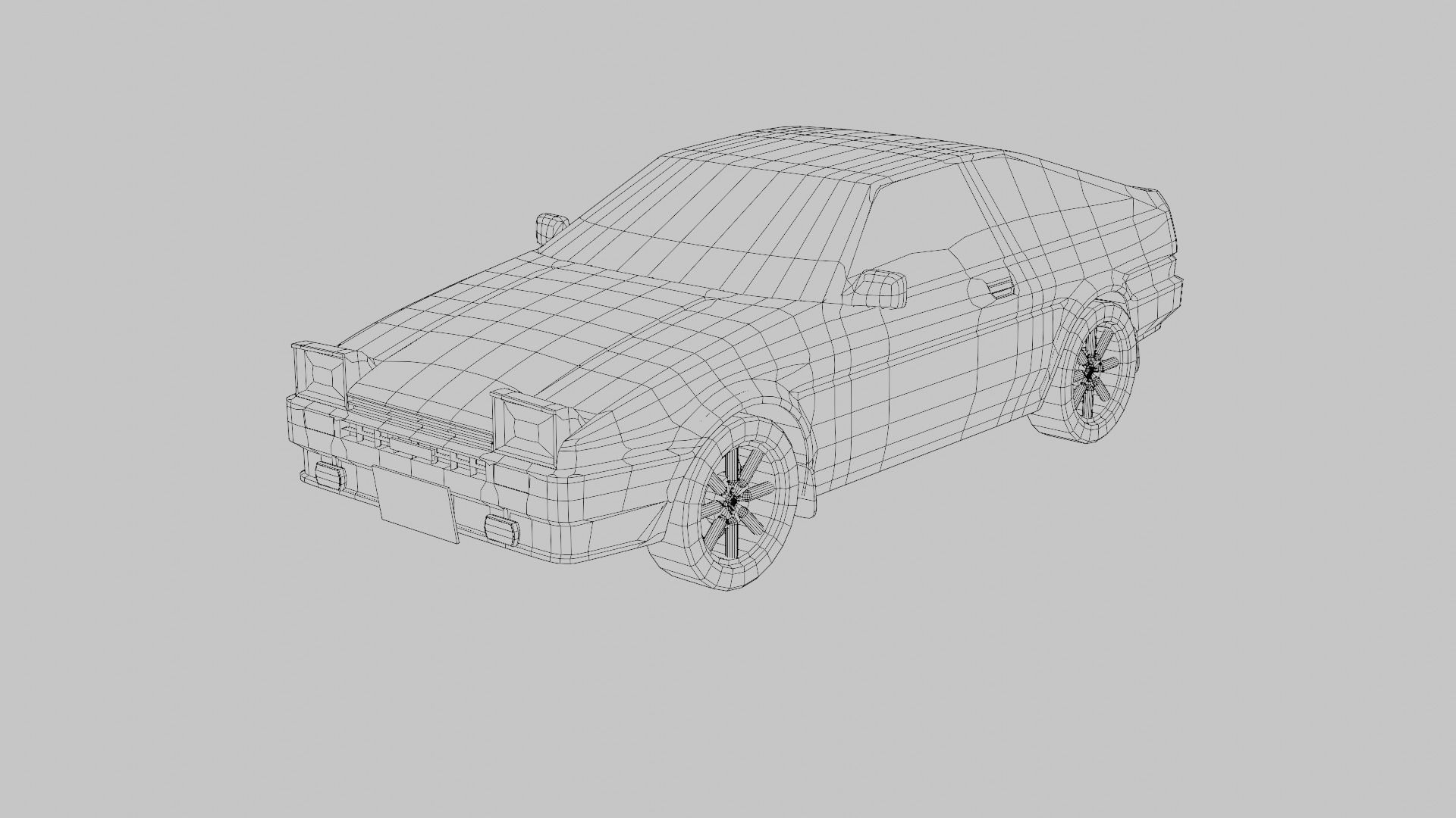 3D model TOYOTA AE86 Trueno VR / AR / low-poly | CGTrader