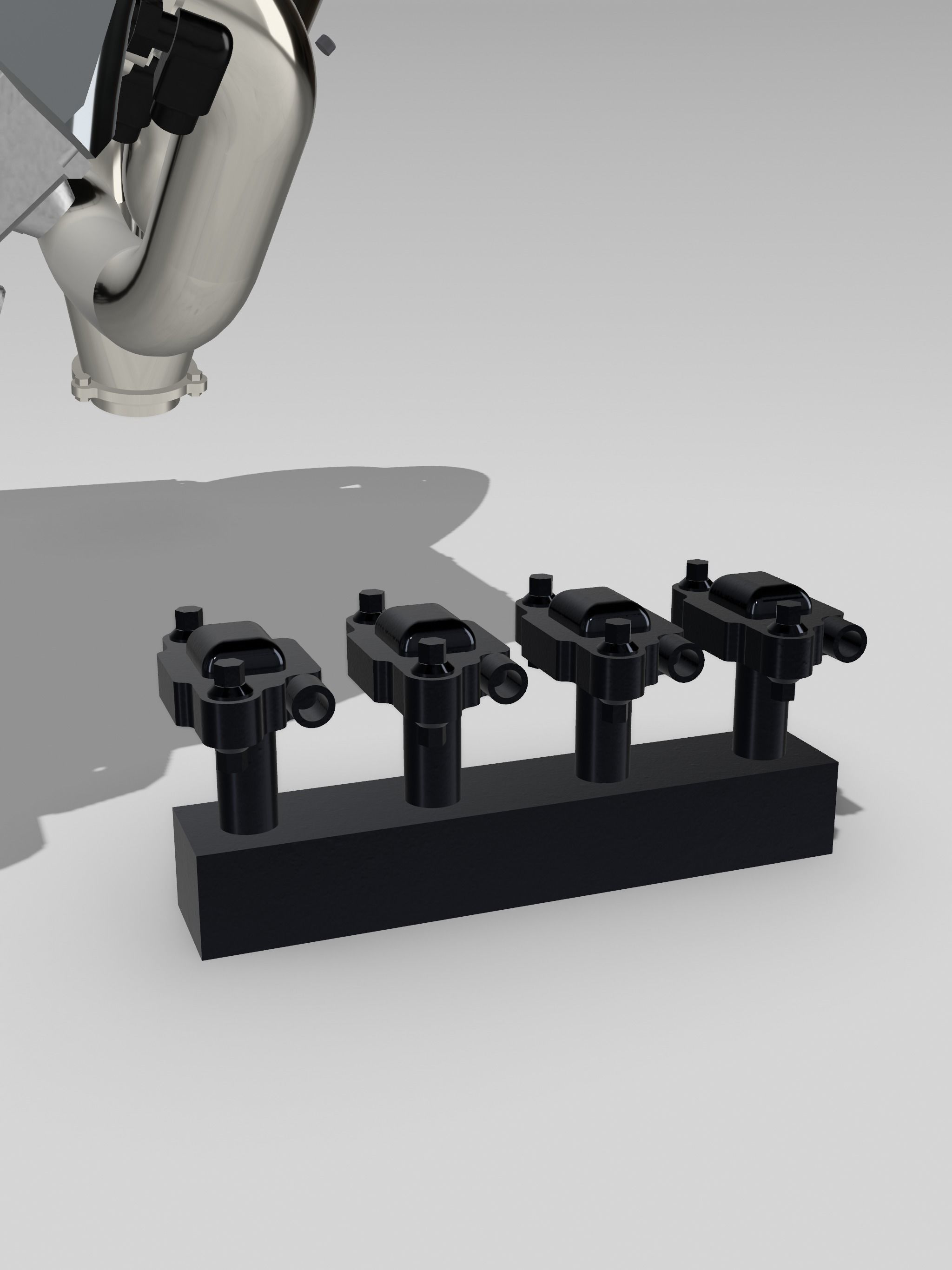 SBC Small Block Chev Drag Street 3 versions NA NOS Injected 3D model 3D ...