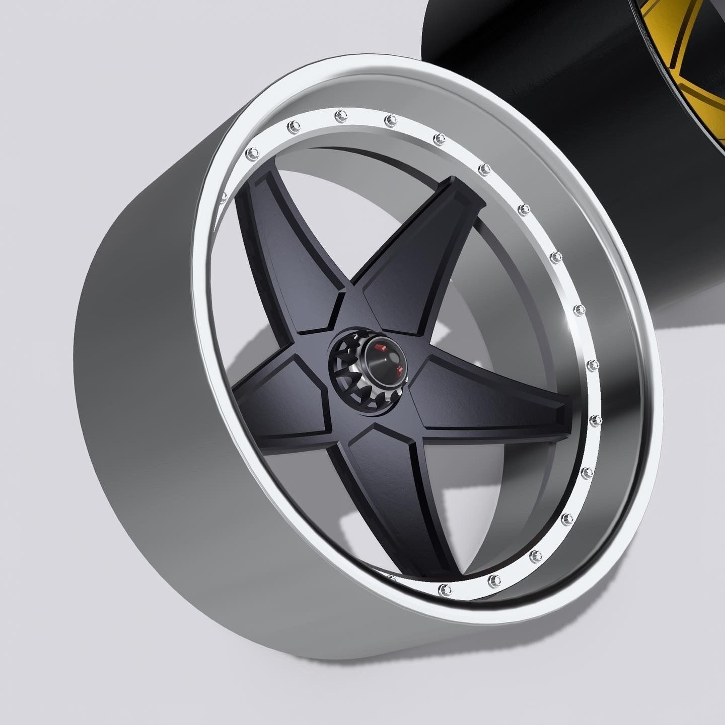 20inch Concave Testarossa Wheels 3 offsets w Tires 3D model 3D ...