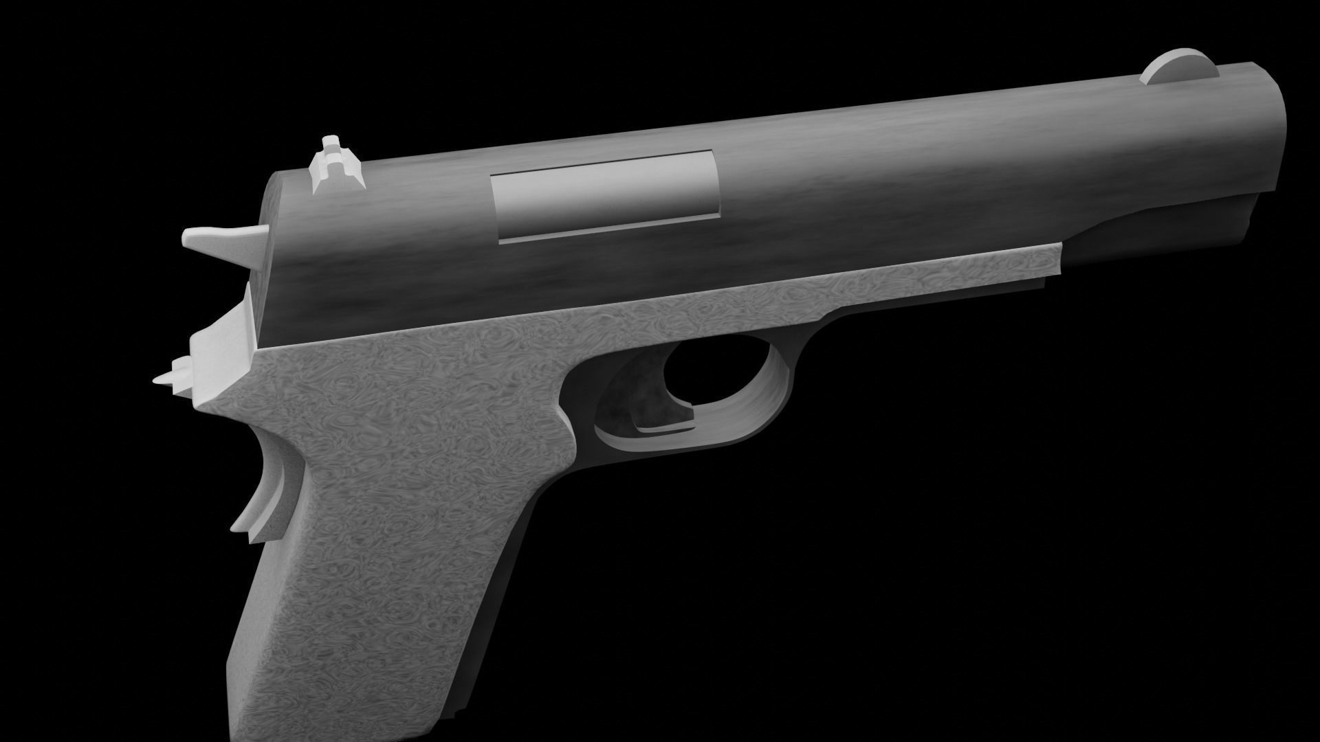 M1911 pistol free VR / AR / low-poly 3D model | CGTrader