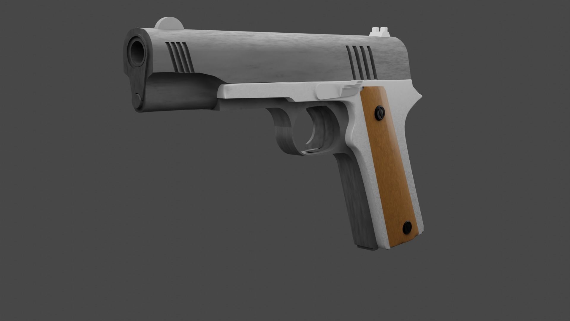 M1911 pistol free VR / AR / low-poly 3D model | CGTrader