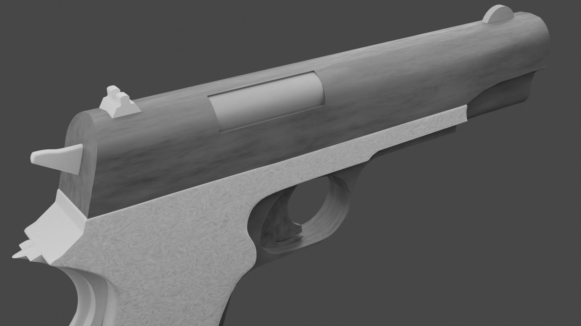 M1911 pistol free VR / AR / low-poly 3D model | CGTrader