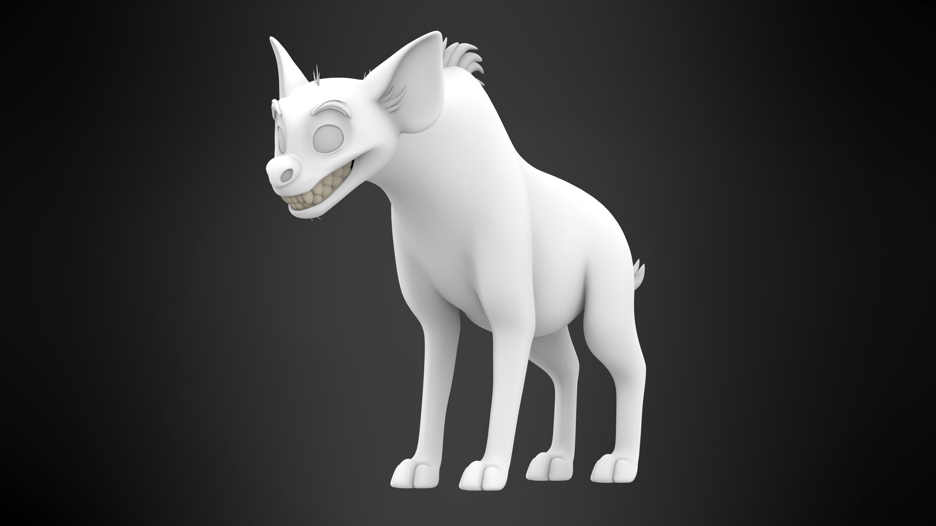 Banzai cartoon hyena 3D model | CGTrader