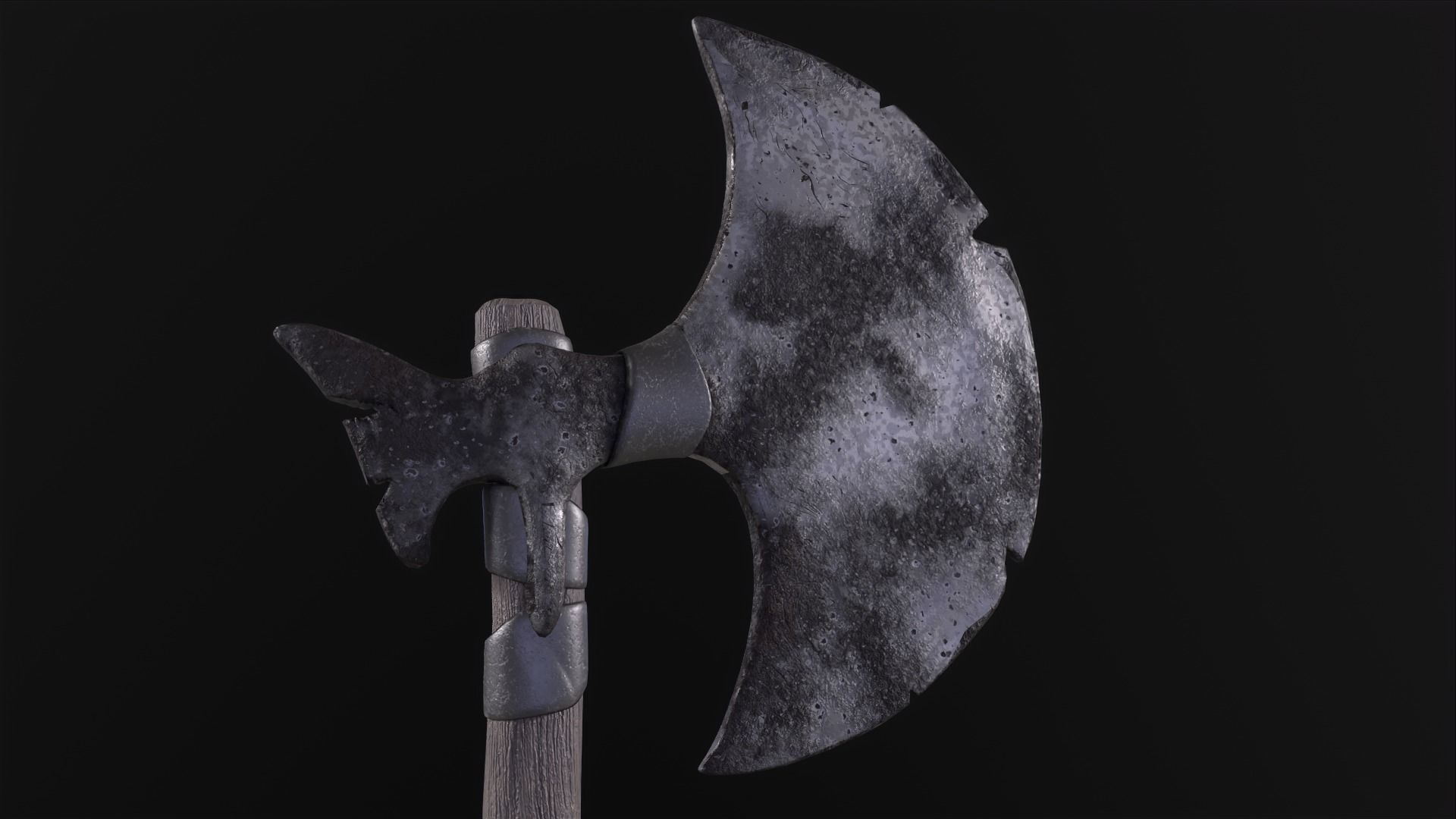 3D model Medieval Axe VR / AR / low-poly | CGTrader