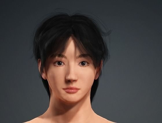 asian man 3D model | CGTrader