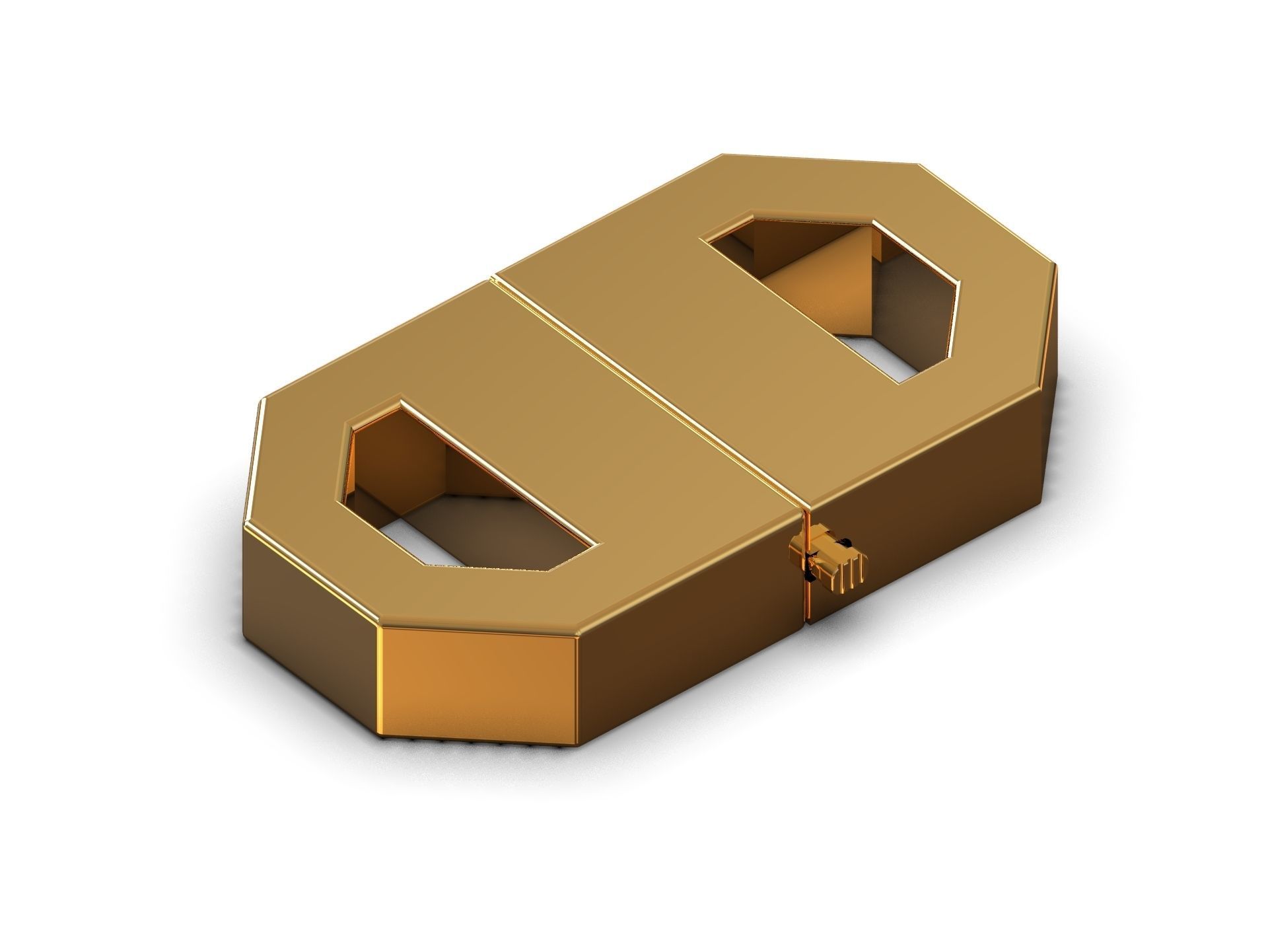 2 Box clasp 3D print model 3D model 3D printable | CGTrader