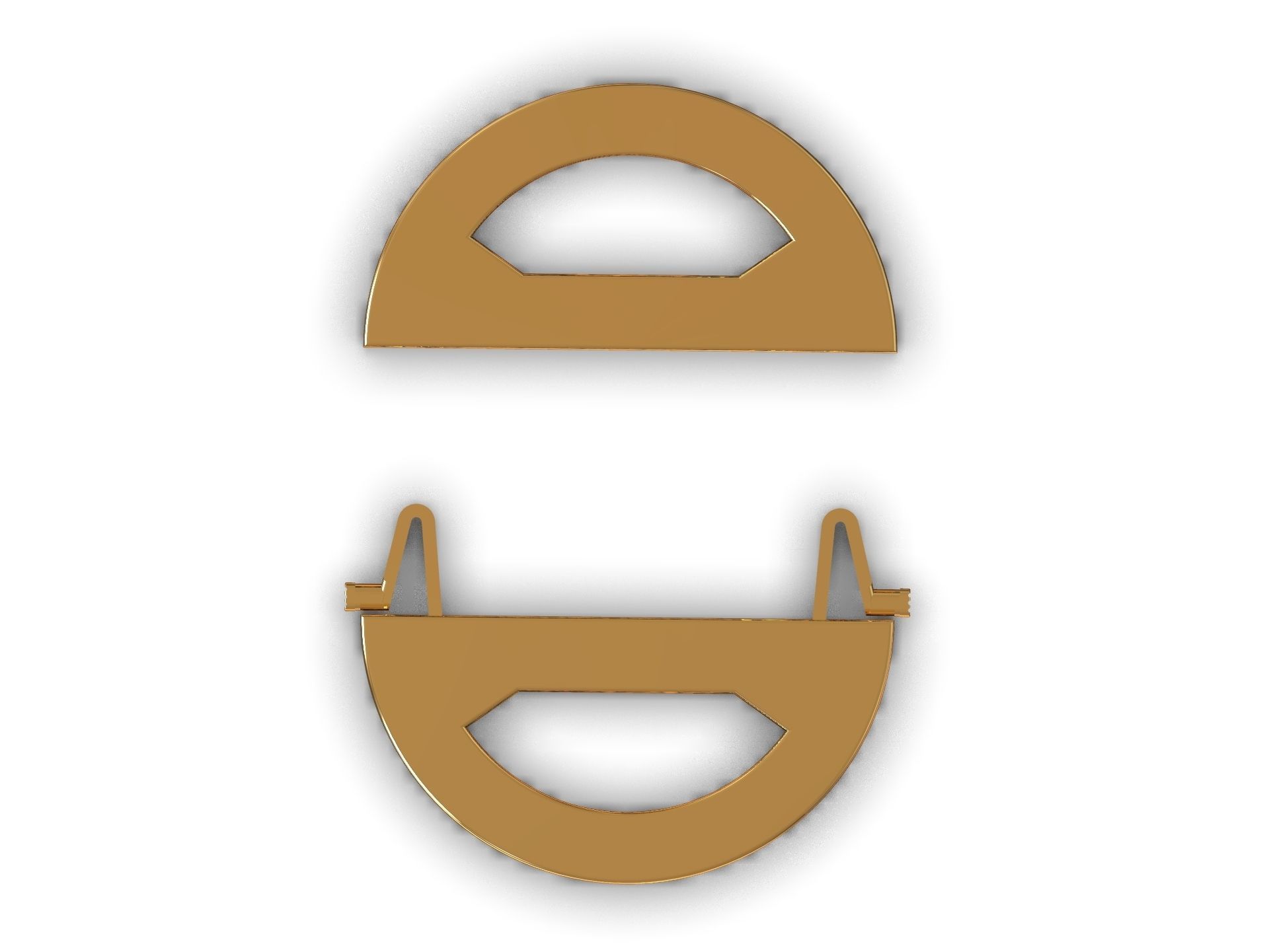 2 Box clasp 3D print model 3D model 3D printable | CGTrader