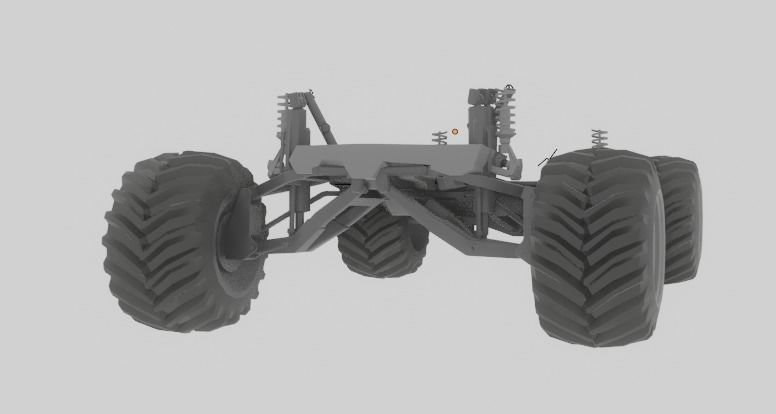 chassis free VR / AR / low-poly 3D model animated rigged | CGTrader