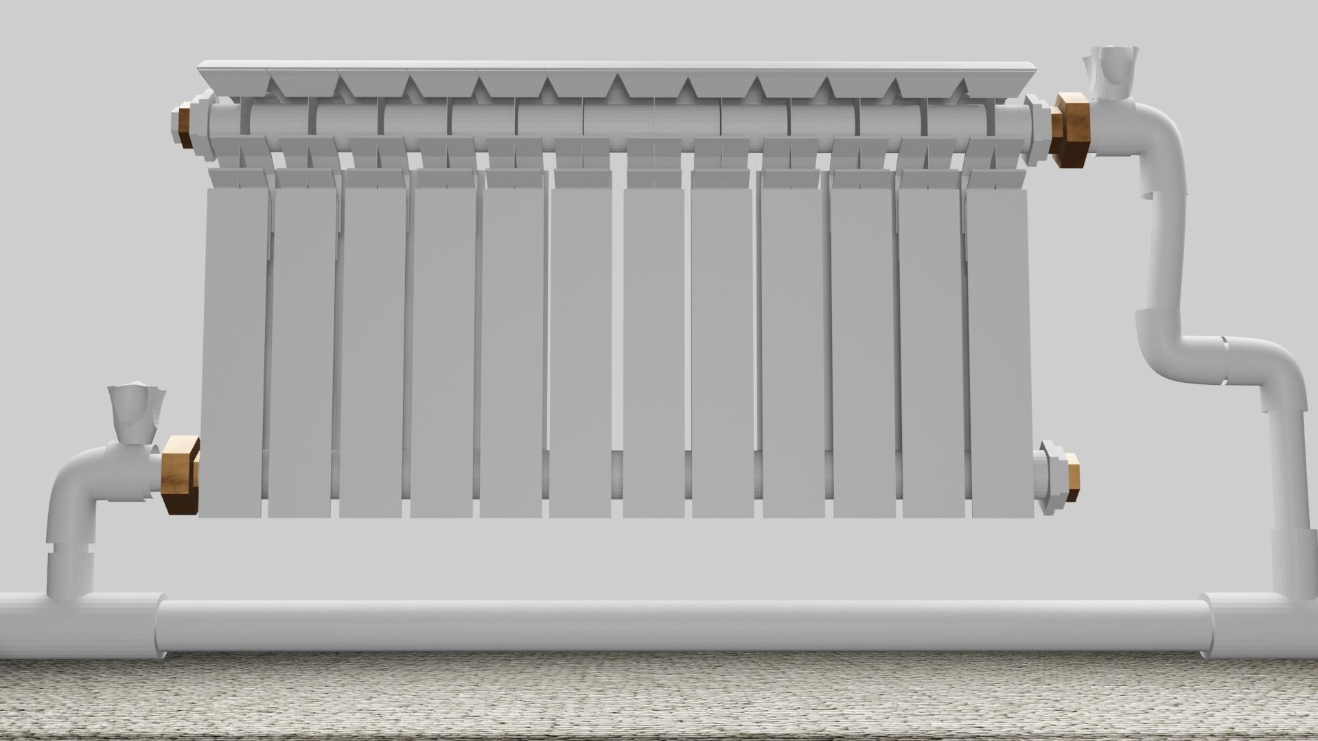 3D model steam heating VR / AR / low-poly | CGTrader