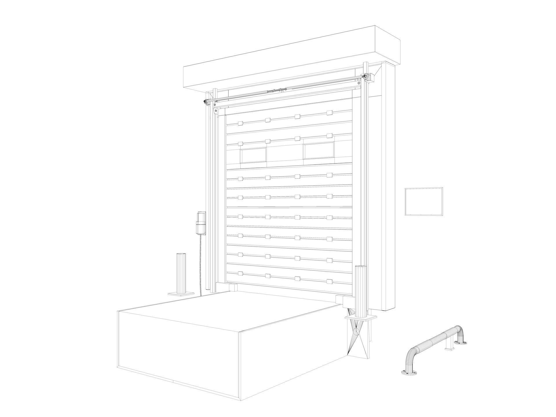 3D model Loading Dock Door VR / AR / low-poly | CGTrader
