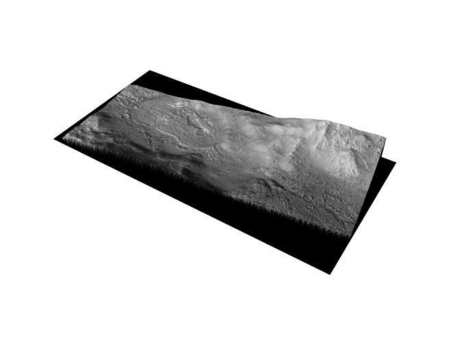 MARS VR - Flows into the Isidis Basin 3D model | CGTrader