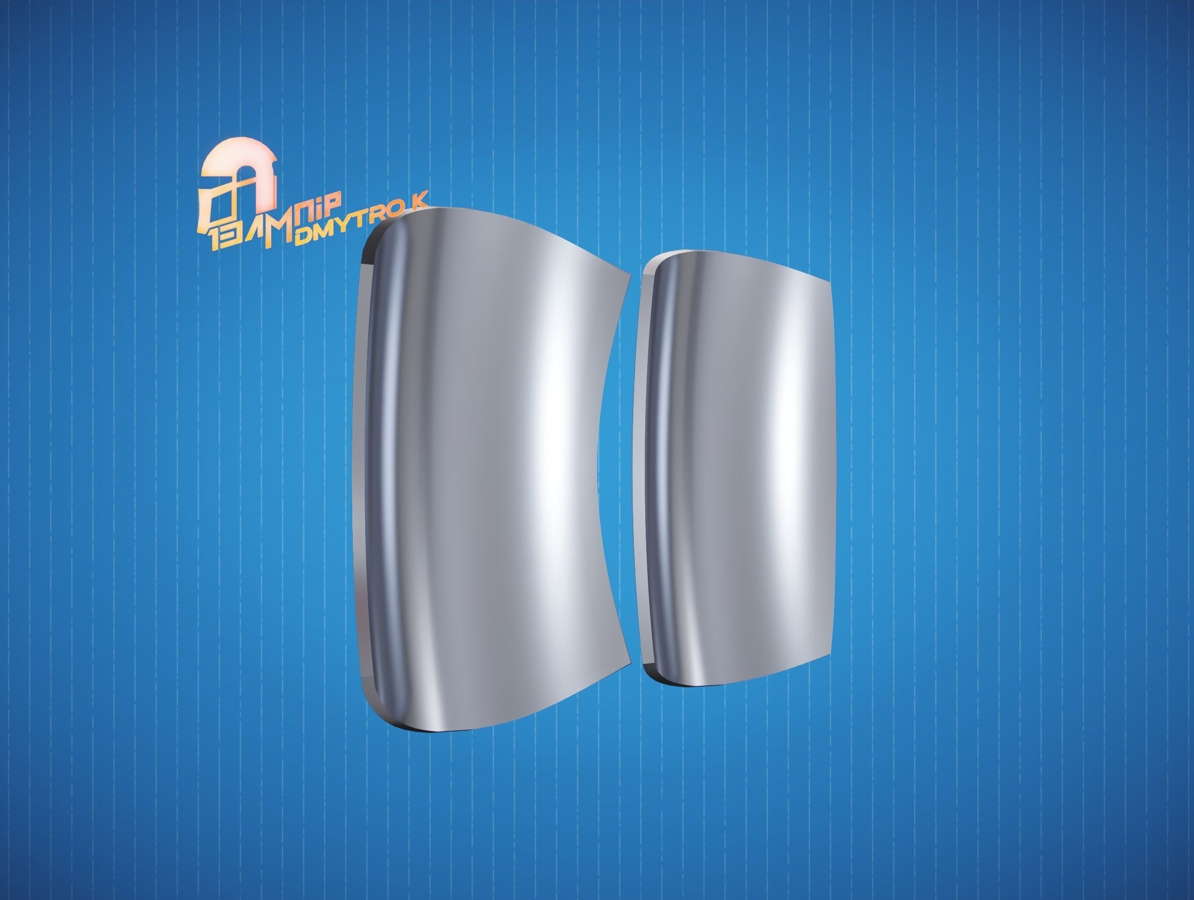Custom Mandalorian Thigh Armor 3D model 3D printable | CGTrader
