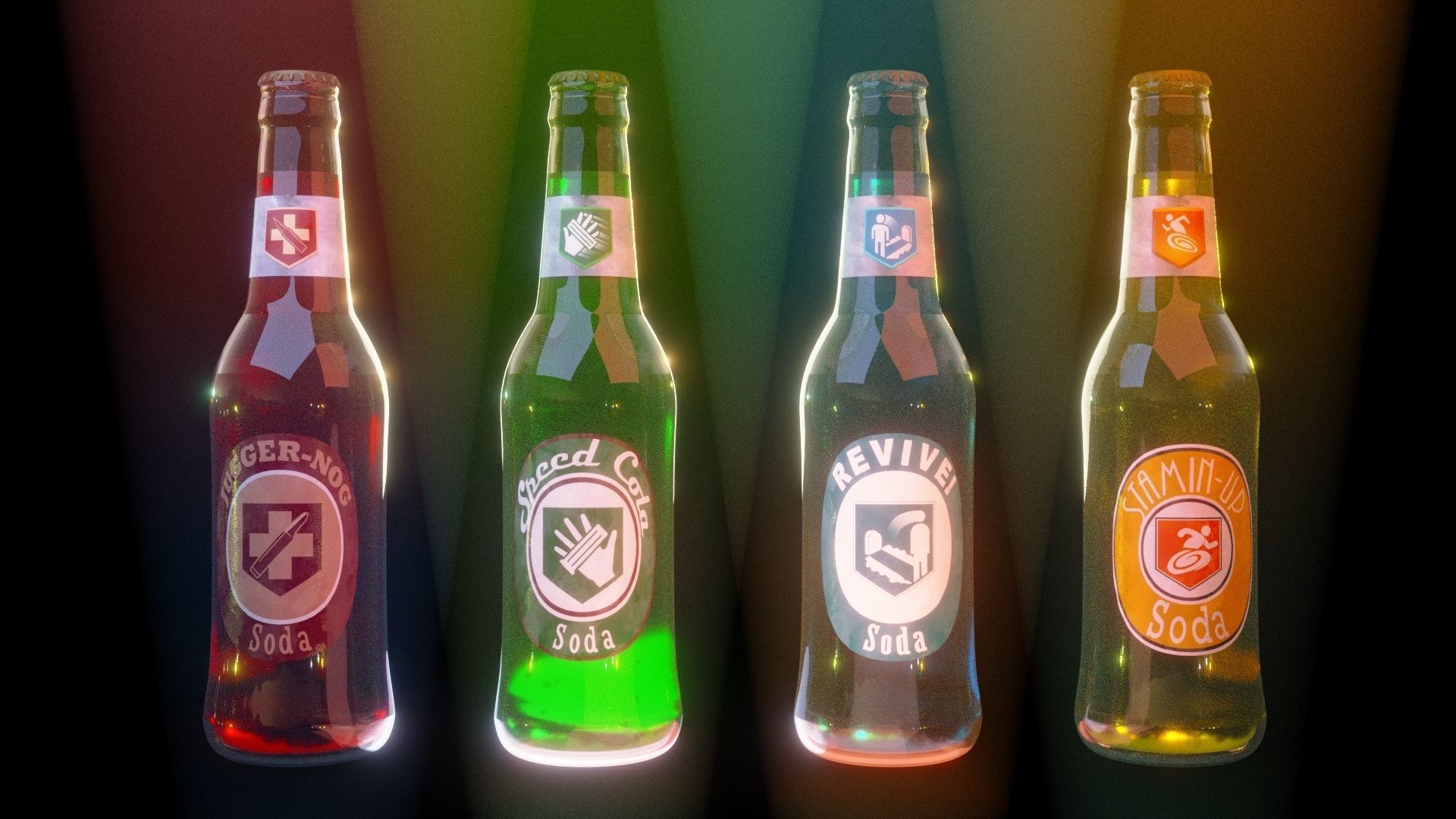 Perk-a-colas - Call Of Duty Black Ops Zombies 3D model animated | CGTrader