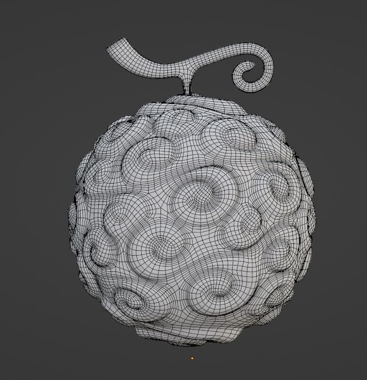 3D model gomu gomu or gum gum Devil fruit from One piece VR / AR / low ...