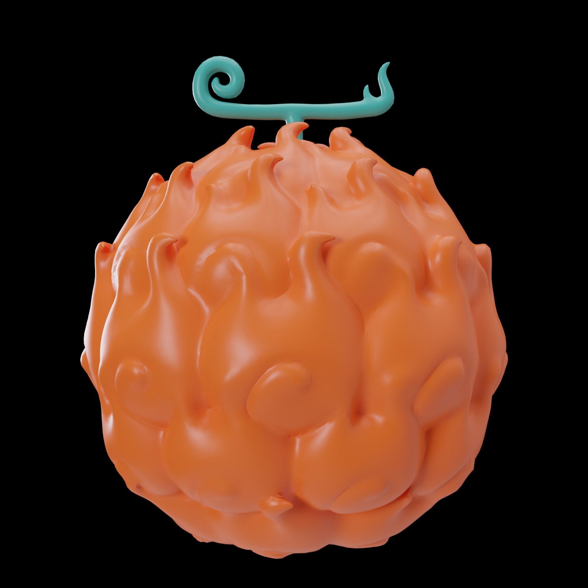 mera mera frame frame devil fruit from One Piece 3D model | CGTrader