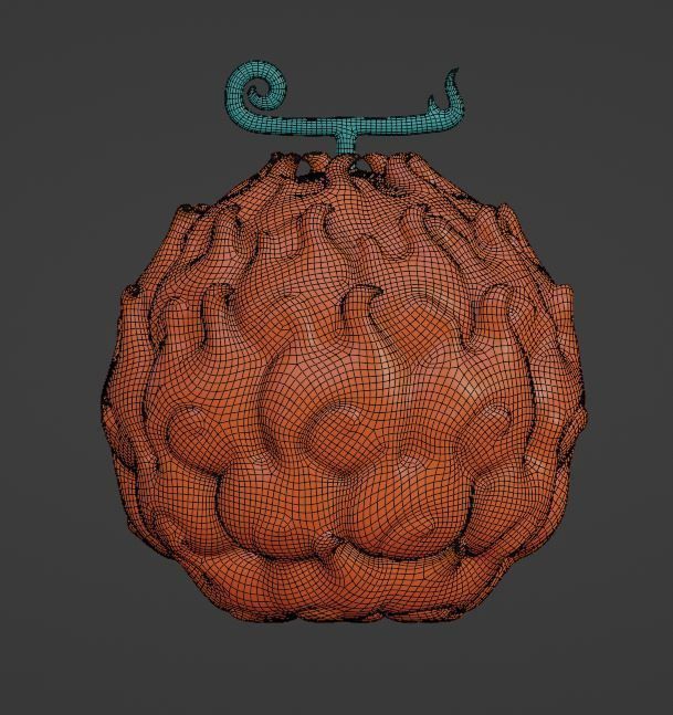 mera mera frame frame devil fruit from One Piece 3D model | CGTrader