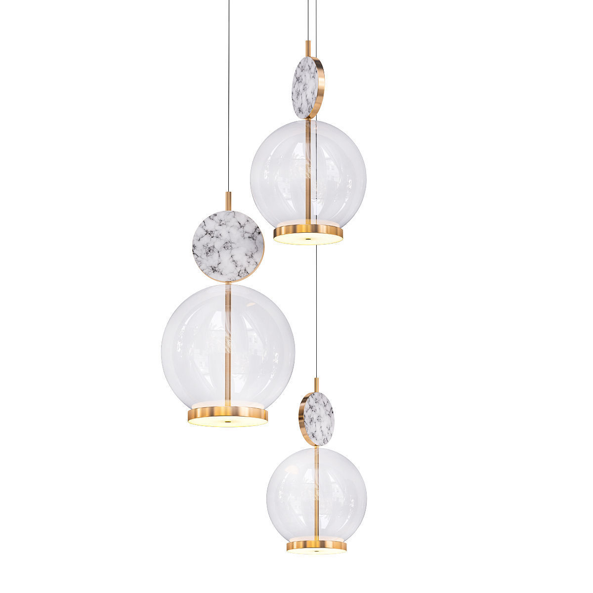 Rosa cluster 3D model | CGTrader