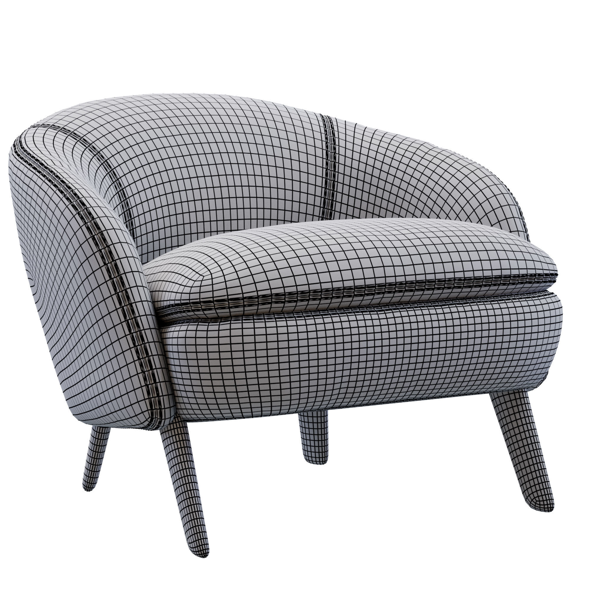 SUTTON By Molteni End C 3D model | CGTrader