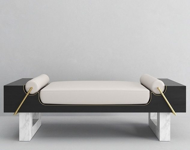 Bench Kansas 3D model | CGTrader