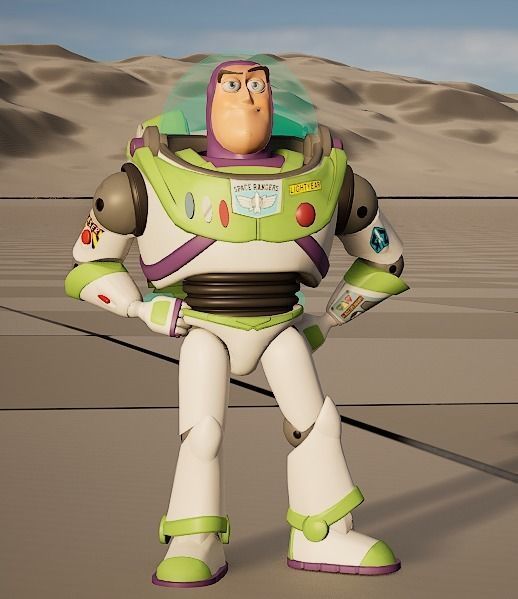 Buzz Lightyear Rig free 3D model animated rigged | CGTrader