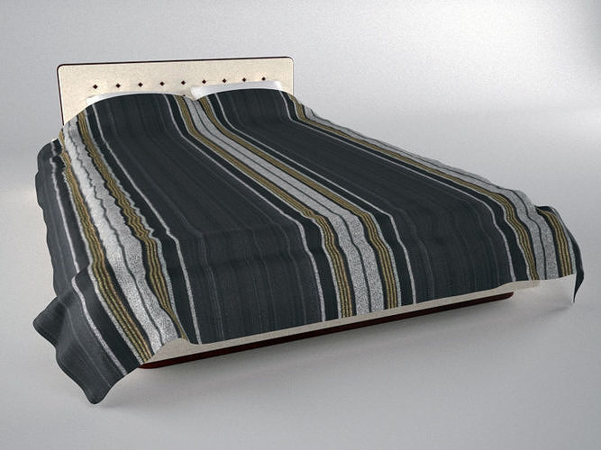 Double Bed 3d Model Cgtrader