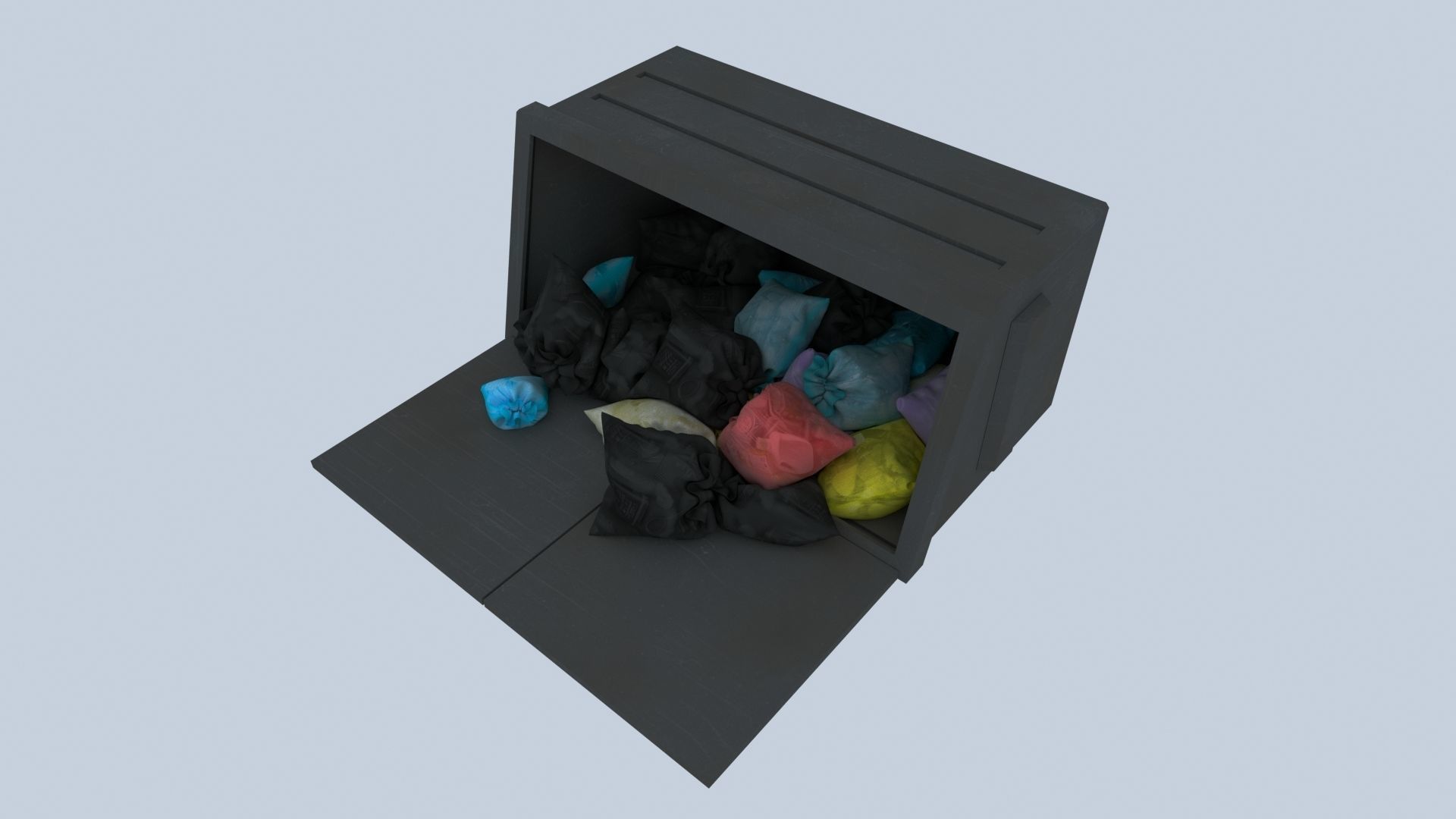 Industrial Garbage Container 3D model | CGTrader