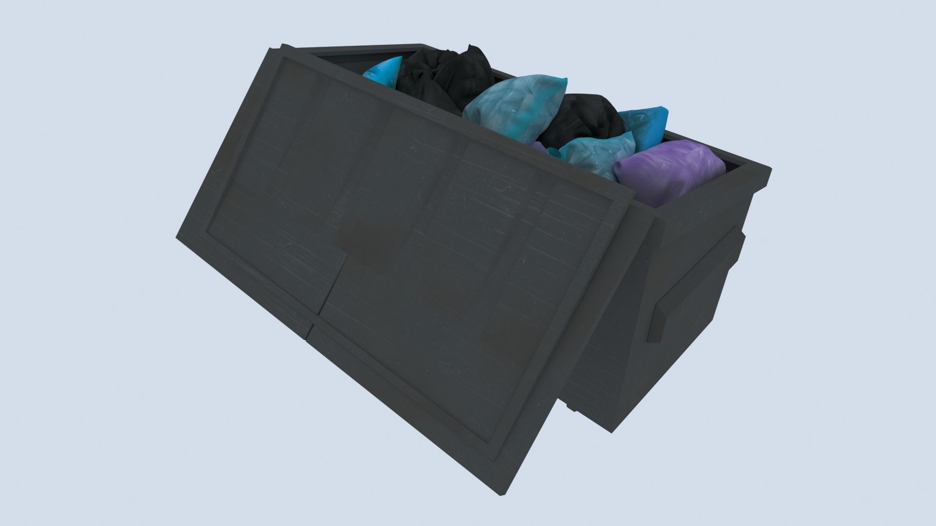 Industrial Garbage Container 3D model | CGTrader