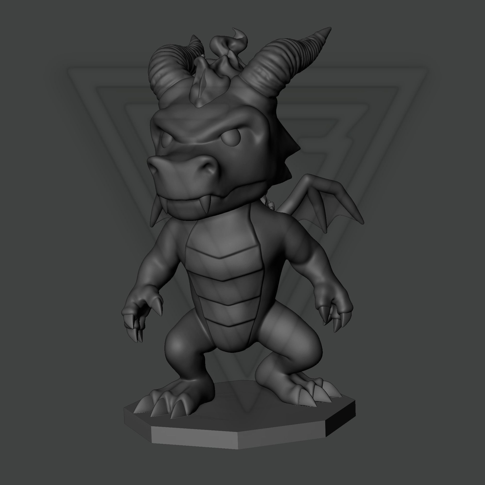 STUMBLE GUYS INFERNO DRAGON 3D model 3D printable | CGTrader