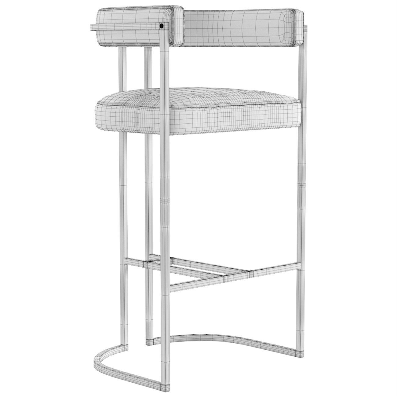 Duistt Julius Bar Stool 3D model | CGTrader