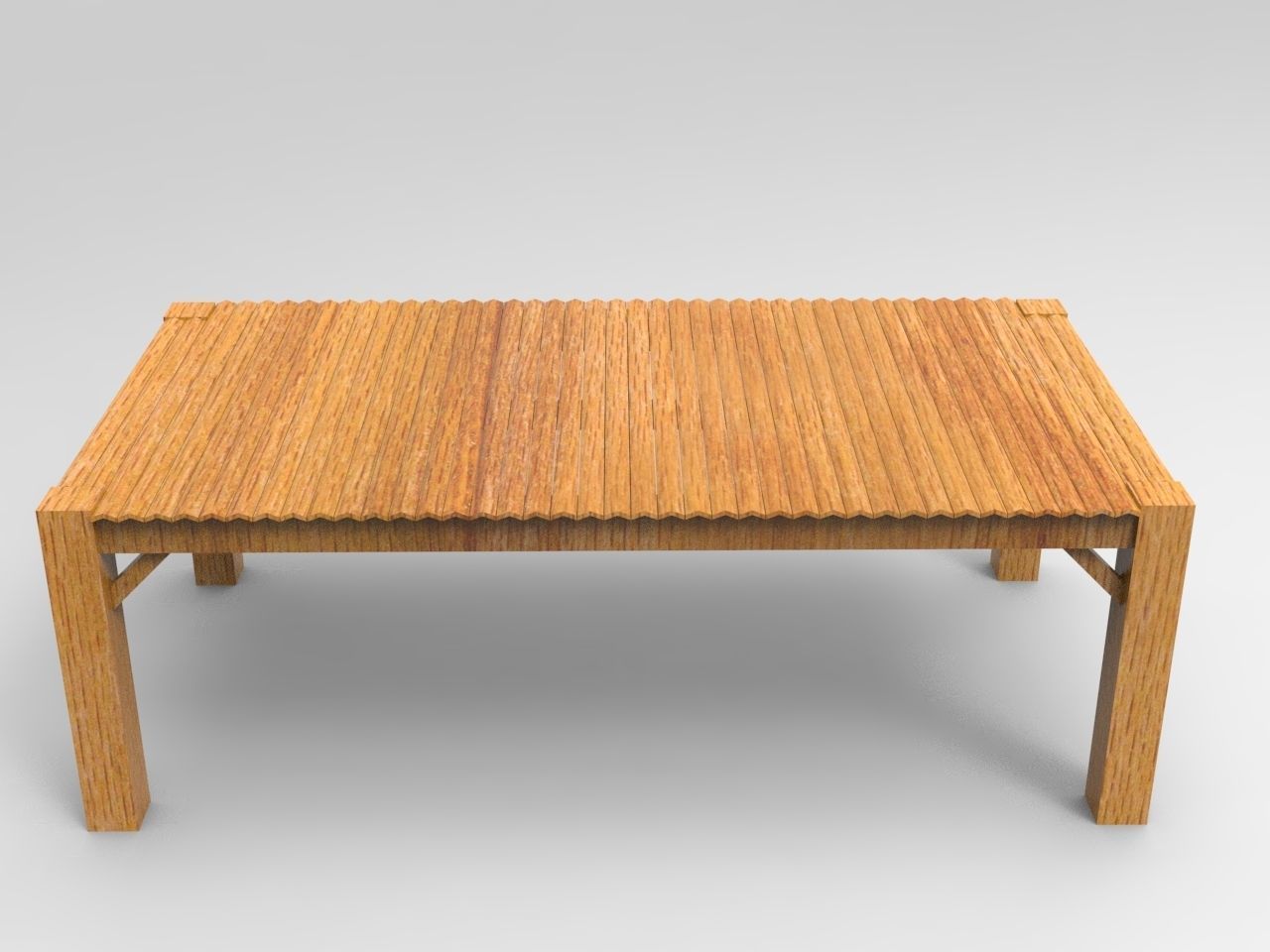 3D model bamboo bed 3d model Created in Autodesk Maya VR / AR / low ...