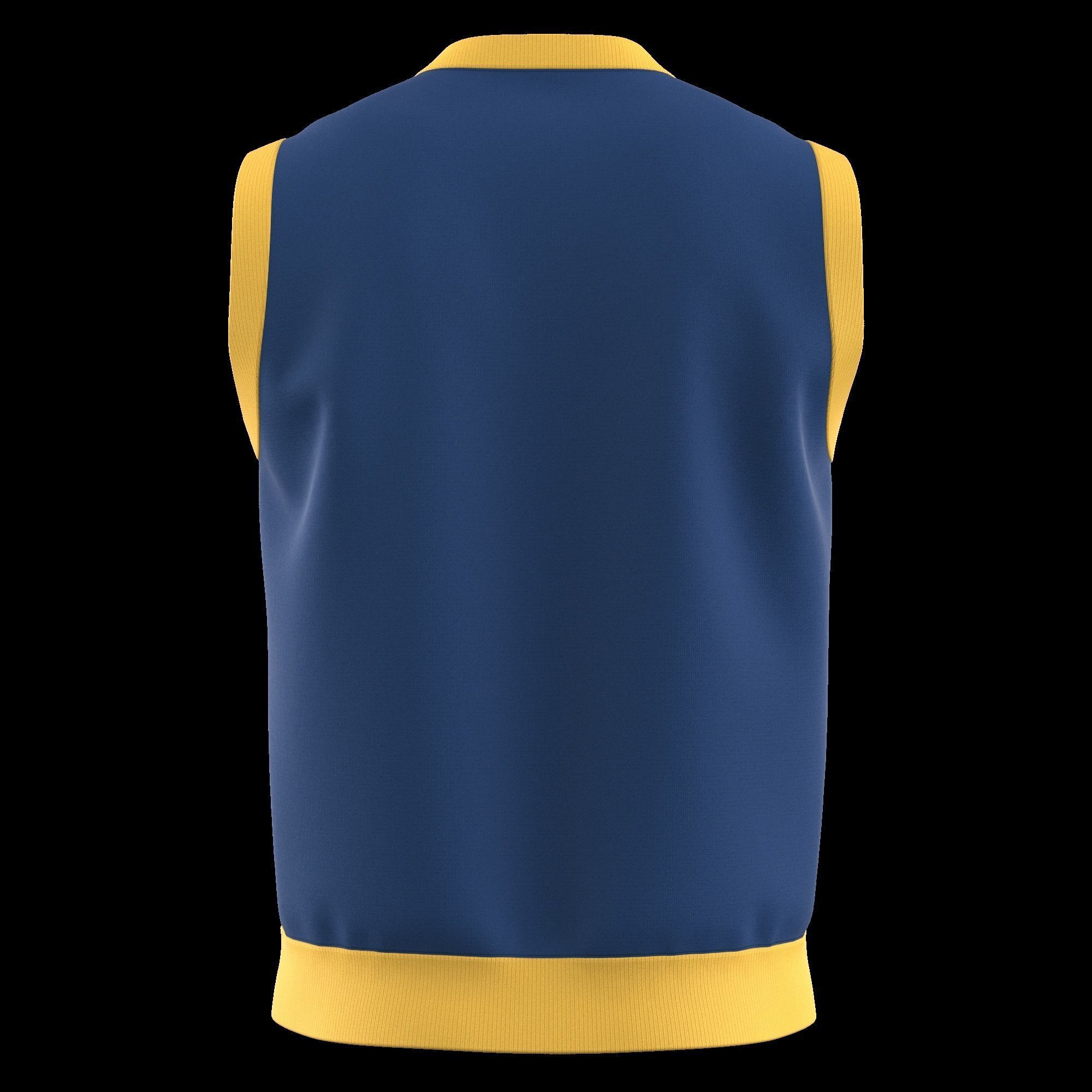 V-Neck Knitted Vest 3D model | CGTrader