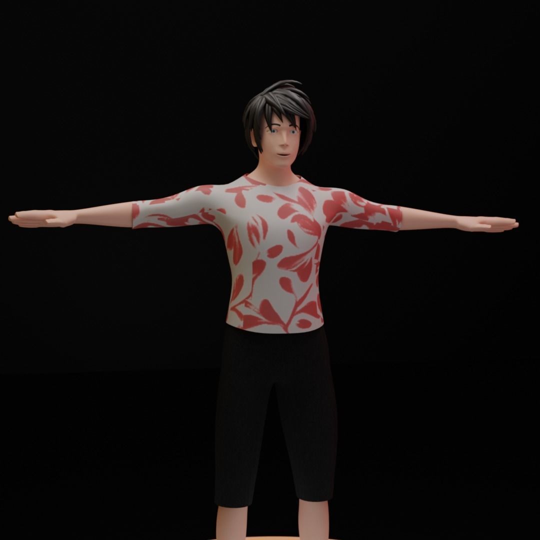 Stylized Male Character Game Assets Low-poly 3D model 3D model | CGTrader