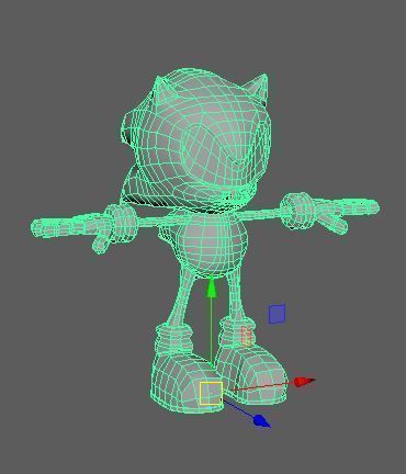 Sonic Model hedgehog 3D model | CGTrader