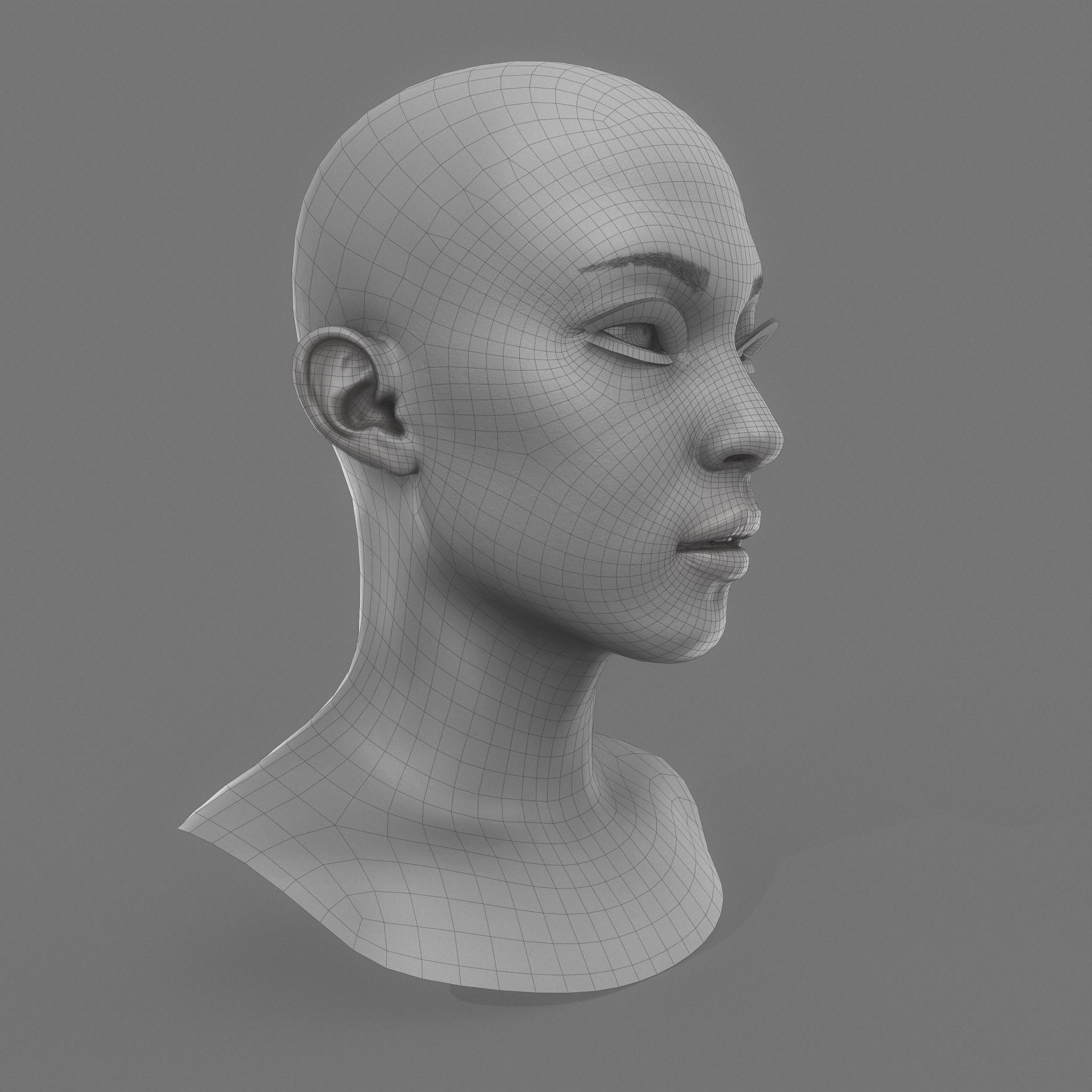 3D model Female Pilot VR / AR / low-poly | CGTrader