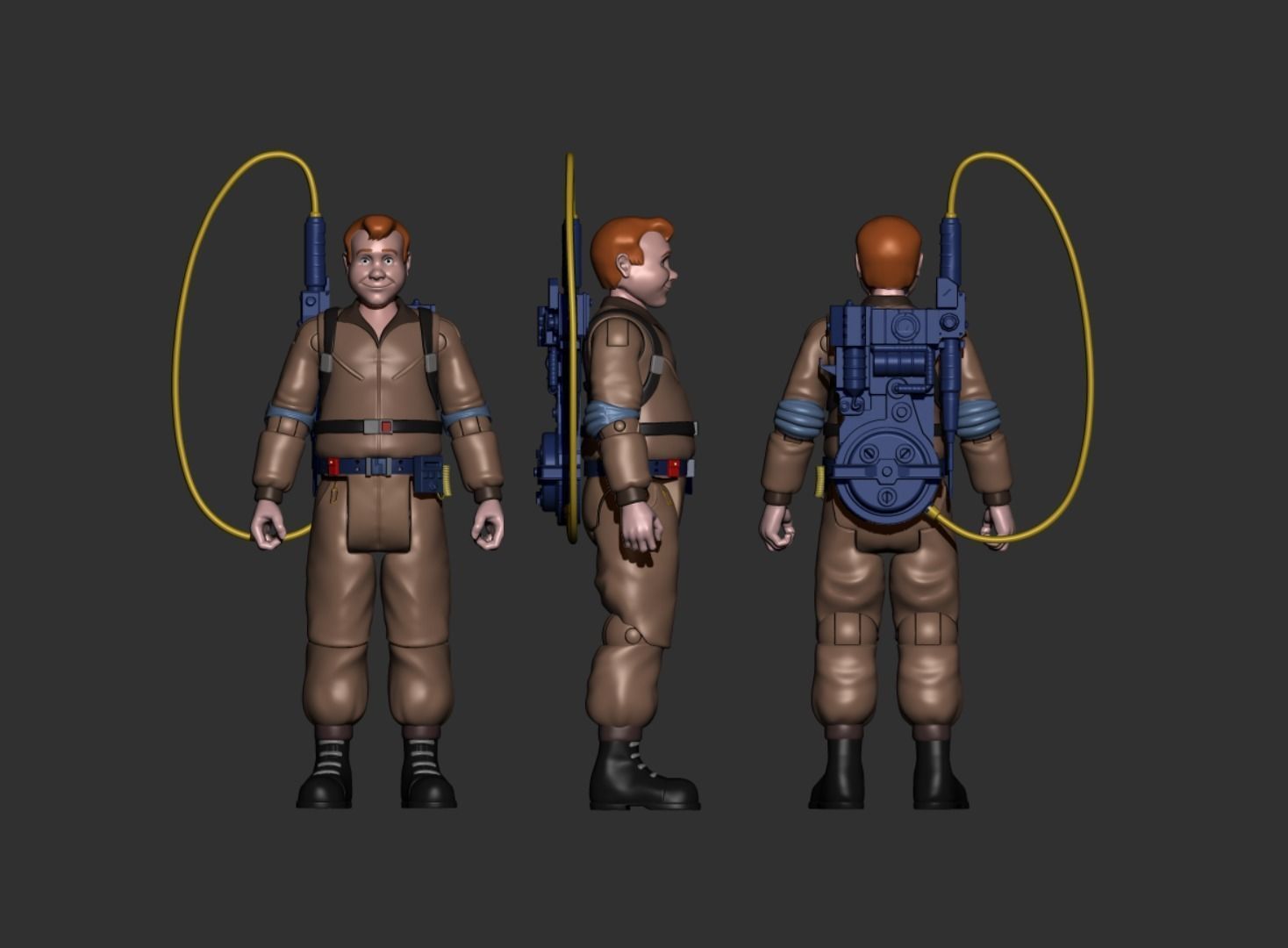 RAY STANTZ ACTION FIGURE THE REAL GHOSTBUSTERS 3D print model 3D model ...