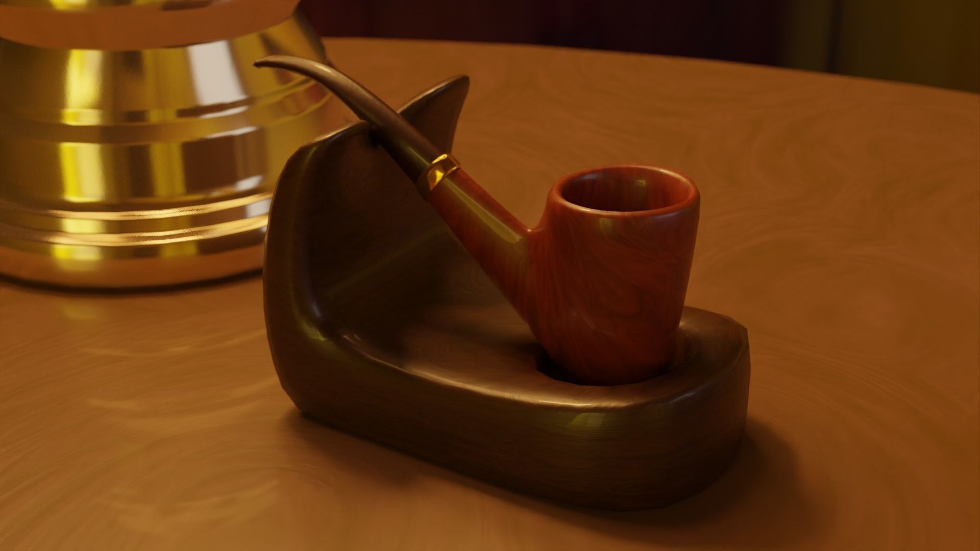 3D model Tomahawk Pipe VR / AR / low-poly | CGTrader
